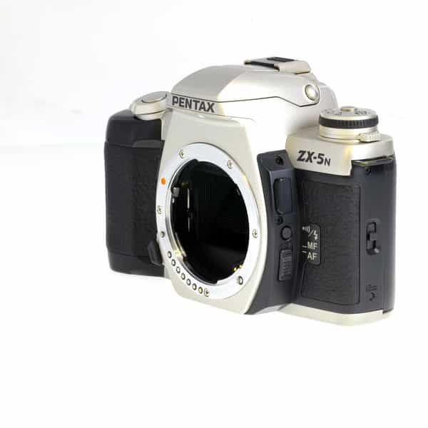 Pentax ZX-5N QD 35mm Camera Body, Silver at KEH Camera