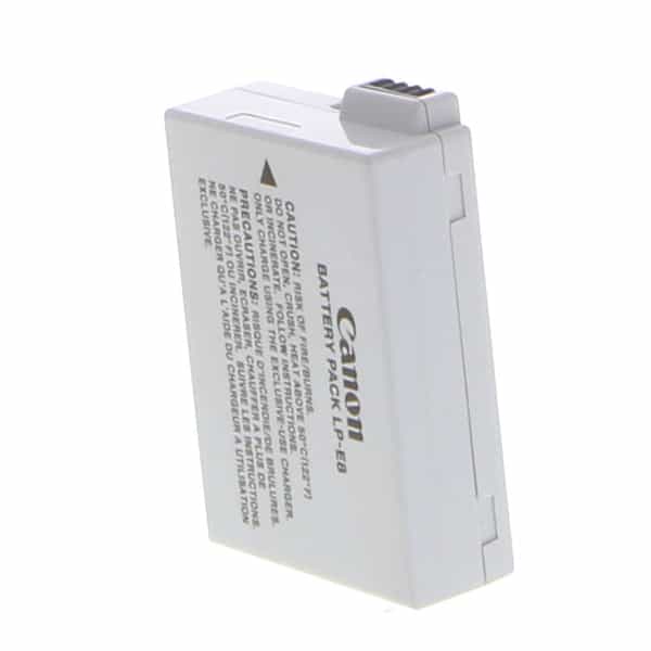 Canon Battery LP-E8 Battery (7.2V, 1120mAh) at KEH Camera