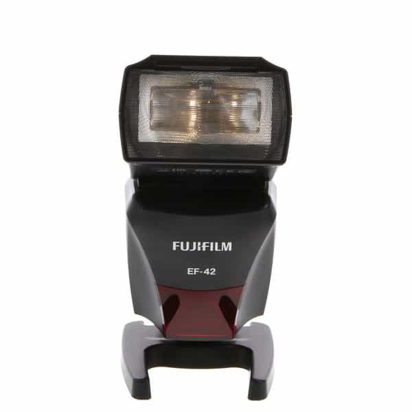 Fujifilm EF-42 Flash [GN138] {Bounce, Swivel, Zoom} - On-Camera Flashes ...