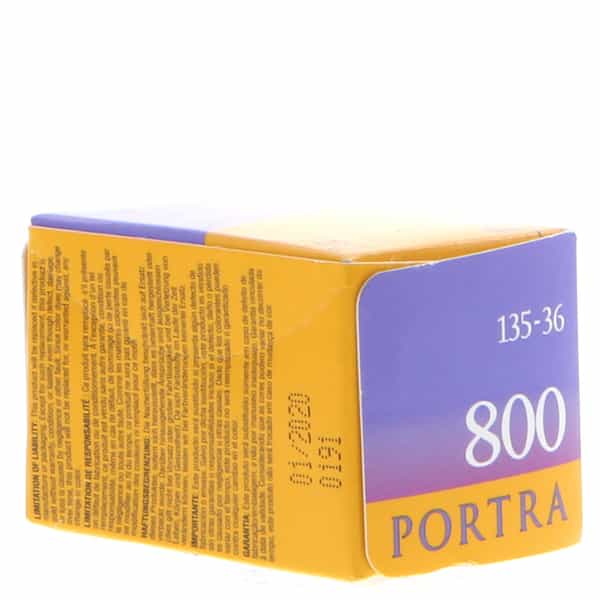 Kodak Portra 800 135-36 (ISO 800) 35mm Color Negative Film - Camera ...