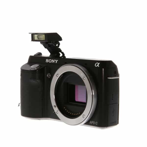 Sony NEX-F3 Mirrorless Camera Body, Black {16.1MP} at KEH Camera