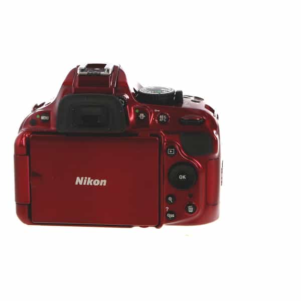 Nikon D5200 DSLR Camera Body, Red {24.1MP} at KEH Camera