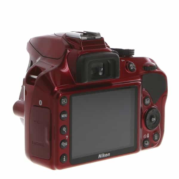 Nikon D3400 DSLR Camera Body, Red {24.2MP} at KEH Camera