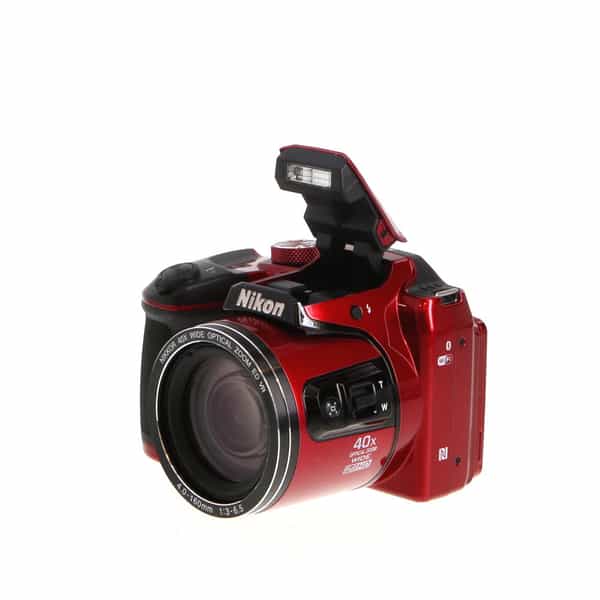 Nikon Coolpix B500 Digital Camera, Red {16MP} Requires 4/AA at KEH Camera