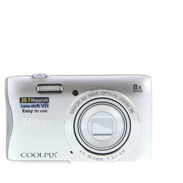 Nikon Coolpix S3700 Digital Camera, Silver {20.1MP} at KEH Camera