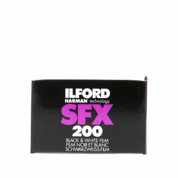 Ilford SFX 200 135-36 (ISO 200) Infrared 35mm Black & White Negative ...
