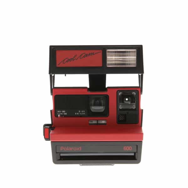 Polaroid Cool Cam 600 Camera, Red & Black With Impossible Project Film ...