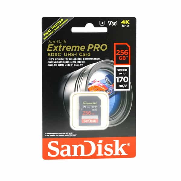 Computers Accessories Data Storage SanDisk Extreme PRO 256 GB SDXC computers-accessories-data-storage-sandisk-extreme-pro-256-gb-sdxc