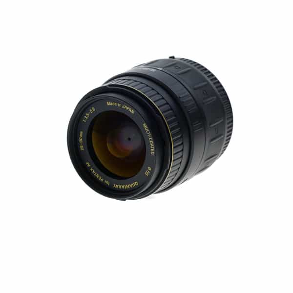 Quantaray 28-90mm f/3.5-5.6 Aspherical Autofocus Lens for Pentax K-Mount, Black {55} at KEH Camera